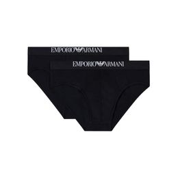 Emporio Armani 2er Pack Brief in Schwarz | Gr.: XL