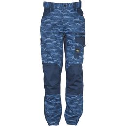Uncle Sam Berufshose in marineblau/camouflage in marineblau/camouflage | Gr.: 56