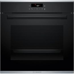 Bosch Pyrolyse Backofen Serie 4 &raquo;HBA272BB3&laquo; mit Teleskopauszug nachr&uuml;stbar Air Fry f&uuml;r knusprige Lebensmittel & automatische Selbstreinigung schwarz 