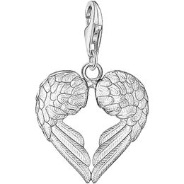 Thomas Sabo Damen Thomas Sabo Charm-Einh&auml;nger &raquo;Fl&uuml;gelherz&laquo; silber