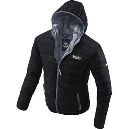 Uncle Sam Steppjacke in anthrazit/schwarz in anthrazit/schwarz | Gr.: XXL