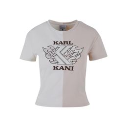 Karl Kani Damen T-Shirt &raquo; Damen KW224-014-1 KK Retro Block Crop Tee&laquo; 1 Stk. XXS