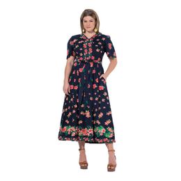 Ulla Popken Kleid in marine | Gr.: 46-48