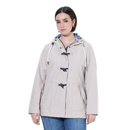 Ulla Popken Softshelljacke in helles champagner | Gr.: 62/64