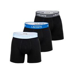 Lacoste Boxershort 3er Pack in Schwarz/Blau | Gr.: XL