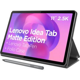 Lenovo Tablet &raquo;Idea Tab Matte Edition (11 Zoll)&laquo; (27,94 cm / 11 &prime;&prime;) Android 128 GB 2.5K ) Lithium-Ionen (Li-Ion) 7040 mAh Akku