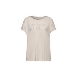 Street One T-Shirt in smooth sand beige | Gr.: 42