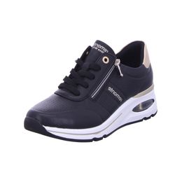 Remonte Lowtop-Sneaker in nero/lightgold/nero | Gr.: 40