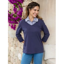 Sieh an! 3/4-Arm-Shirt in marine | Gr.: 38