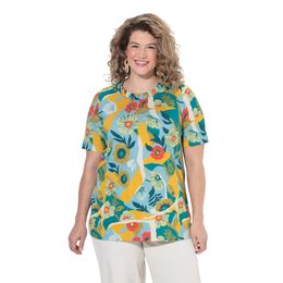 Ulla Popken Shirt in zartes gelb | Gr.: 54-56