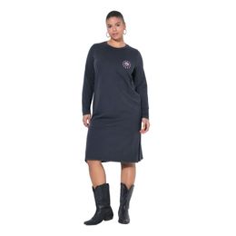 Studio Untold Jerseykleid in anthrazit melange | Gr.: 50-52