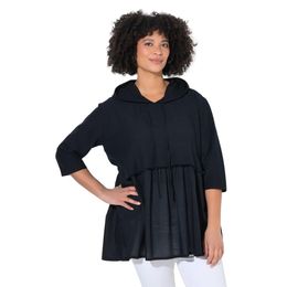 Angel of Style Tunika in schwarz | Gr.: 46