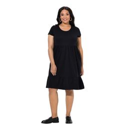 Ulla Popken Midikleid in schwarz | Gr.: 46-48