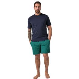 JP1880 Langer Schlafanzug in cyanblau | Gr.: XXL