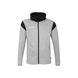 Uhlsport Kapuzenjacke Squad 27 Track Hood in dark grau melange | Gr.: 152