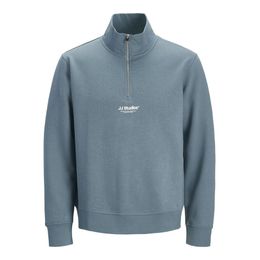 Jack & Jones JACK & JONES Junior Sweatshirt mit halbem Rei&szlig;verschluss in Blue Mirage | Gr.: 140