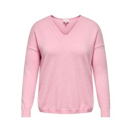 Only Carmakoma Strickpullover in Light Pink | Gr.: 54