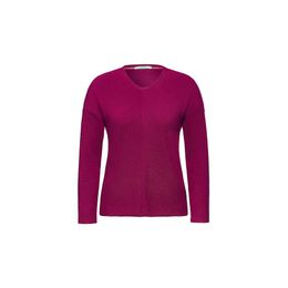 Cecil Langarmshirt in jewel pink | Gr.: XXL