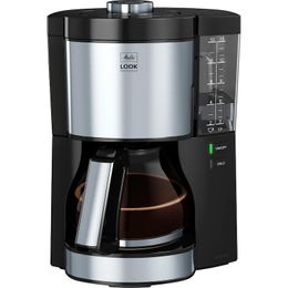 Melitta Filterkaffeemaschine &raquo;Look Perfection 1025-06&laquo; 1,25 l Kaffeekanne Papierfilter 1x4 schwarz Filterkaffeemaschine
