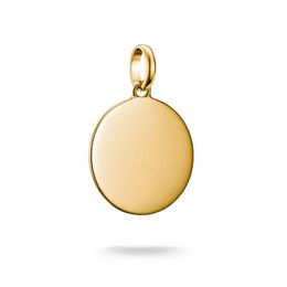 Thomas Sabo Damen Thomas Sabo Charm-Einh&auml;nger &raquo;Charm Coin gro&szlig; - Connect&laquo; gold