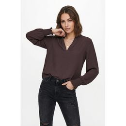 Only Damen Only Blusenshirt &raquo;ONLMETTE V-NECK LS SMOCK TOP NOOS WVN&laquo; XS