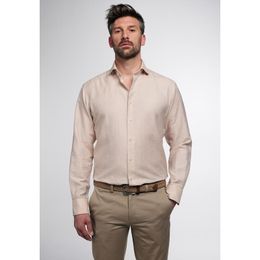 Eterna Herren Langarmhemd &raquo;MODERN FIT&laquo; beige 42, Normalgr&ouml;&szlig;en