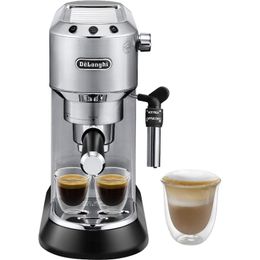 De'Longhi De'Longhi Espressomaschine &raquo;Dedica Style EC 685.B&laquo; Nur 15 cm breit, f&uuml;r E.S.E Pads geeignet, 1L, inkl. Milchschaumd&uuml;se silber Espressomaschine