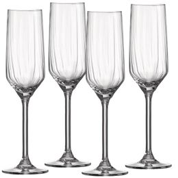 Ritzenhoff & Breker Sektglas &raquo;Jive&laquo; 4er Set, je 220 ml transparent Glas