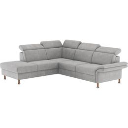 Home Affaire Ecksofa &raquo;Calypso L-Form&laquo; mit Relaxfunktion motorisch im Sofa 2,5- Sitzer grau 100% Polyester