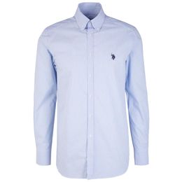 U.S. Polo Assn. Button Up Shirt male Blue size XXL