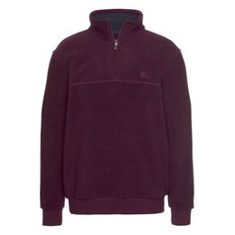 MAN'S WORLD Man's World Fleecepullover in burgund | Gr.: L