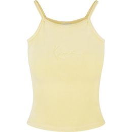 Karl Kani Damen Tanktop &raquo; Damen KKWQ22116YLW Small Signature Nicki Top&laquo; 1 Stk. XS