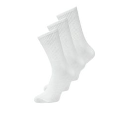 Jack & Jones Jack & Jones Herren Freizeitsocken &raquo;JACCHARLES &ndash; Tennissocken im 3er-Pack mit Stretch-Komfort&laquo; Packung, 3 Stk. tlg. unifarben, casual wei&szlig; 1