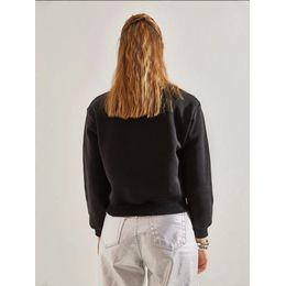 Bianco Lucci Sweatshirt Damen Gr&ouml;&szlig;e L grau / schwarz