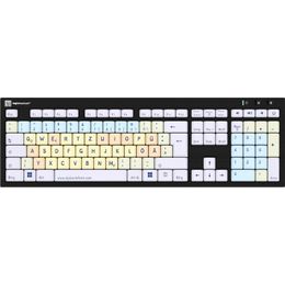 LogicKeyboard Tastatur &raquo;Dyslexie Nero DE (PC)&laquo; (Ziffernblock) bunt Verf&uuml;gbar f&uuml;r PC und Mac.