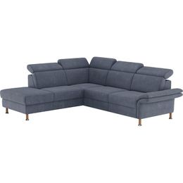 Home Affaire Ecksofa &raquo;Calypso L-Form&laquo; mit Relaxfunktion motorisch im Sofa 2,5- Sitzer grau 100% Polyester