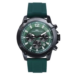 Fynch-Hatton Herren Fynch-Hatton Chronograph Quarzuhr, Armbanduhr, Herrenuhr, Silikonarmband, analog, Tag