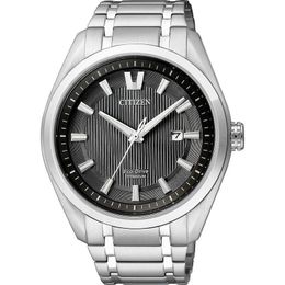 Citizen Damen Solaruhr &raquo;Super Titanium&laquo; Armbanduhr, Herrenuhr, Titan, Datum, Saphirglas silber