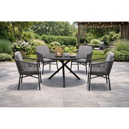 Destiny Garten-Essgruppe &raquo;LIMONE BARLETTA&laquo; Set, 13 tlg. Aluminium