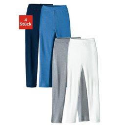 H.I.S. H.I.S Herren Lange Unterhose Packung, 4 Stk. f&uuml;r Jungs und M&auml;dchen blau 92, 4 Stk.
