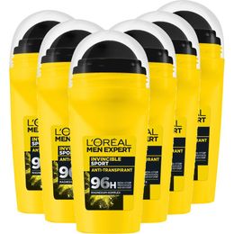 L'Or&eacute;al L'or&eacute;al Paris Men Expert Herren L'OR&Eacute;AL PARIS MEN EXPERT Deo-Roller &raquo;Deo Roll-on Invincible Sport&laquo; mit hoher Zuverl&auml;ssigkeit transparent