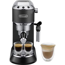 De'Longhi De'Longhi Espressomaschine &raquo;Dedica Style EC 685.B&laquo; Nur 15 cm breit, f&uuml;r E.S.E Pads geeignet, 1L, inkl. Milchschaumd&uuml;se schwarz Espressomaschine