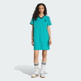 adidas originals Kleid 'FC Liverpool Terrace Icons' Damen Gr&ouml;&szlig;e 36 t&uuml;rkis / schwarz / wei&szlig; Winterkleid