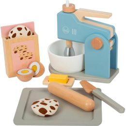 Small Foot Kinder-Standmixer &raquo;Mixer-Set &bdquo;tasty&ldquo;&laquo; bunt Holz