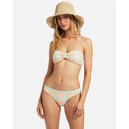 Billabong Damen Bandeau-Bikini-Top &raquo;Check Please&laquo; bunt L, Cup B