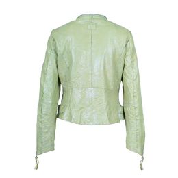Freaky Nation Damen Lederjacke &raquo;Brilliance-FN&laquo; gr&uuml;n XS(34) Trachtenmode