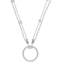 Leonardo Damen Leonardo Charm-Kette &raquo;Halskette Ilvi Clip&Mix&laquo; silber