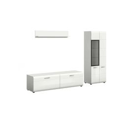 H&ouml;ffner Wohnkombination wei&szlig; Ma&szlig;e (cm): B: 235 H: 160 &raquo; H&ouml;ffner