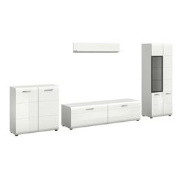 H&ouml;ffner Wohnkombination wei&szlig; Ma&szlig;e (cm): B: 315 H: 160 &raquo; H&ouml;ffner