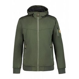 Icepeak Herren Softshelljacke &raquo;H SOFTSHELLBLOUSON MERRYVILLE&laquo; f&uuml;r vielseitige Outdoor-Aktivit&auml;ten, aus 4-Wege-Stretchmaterial gr&uuml;n 56